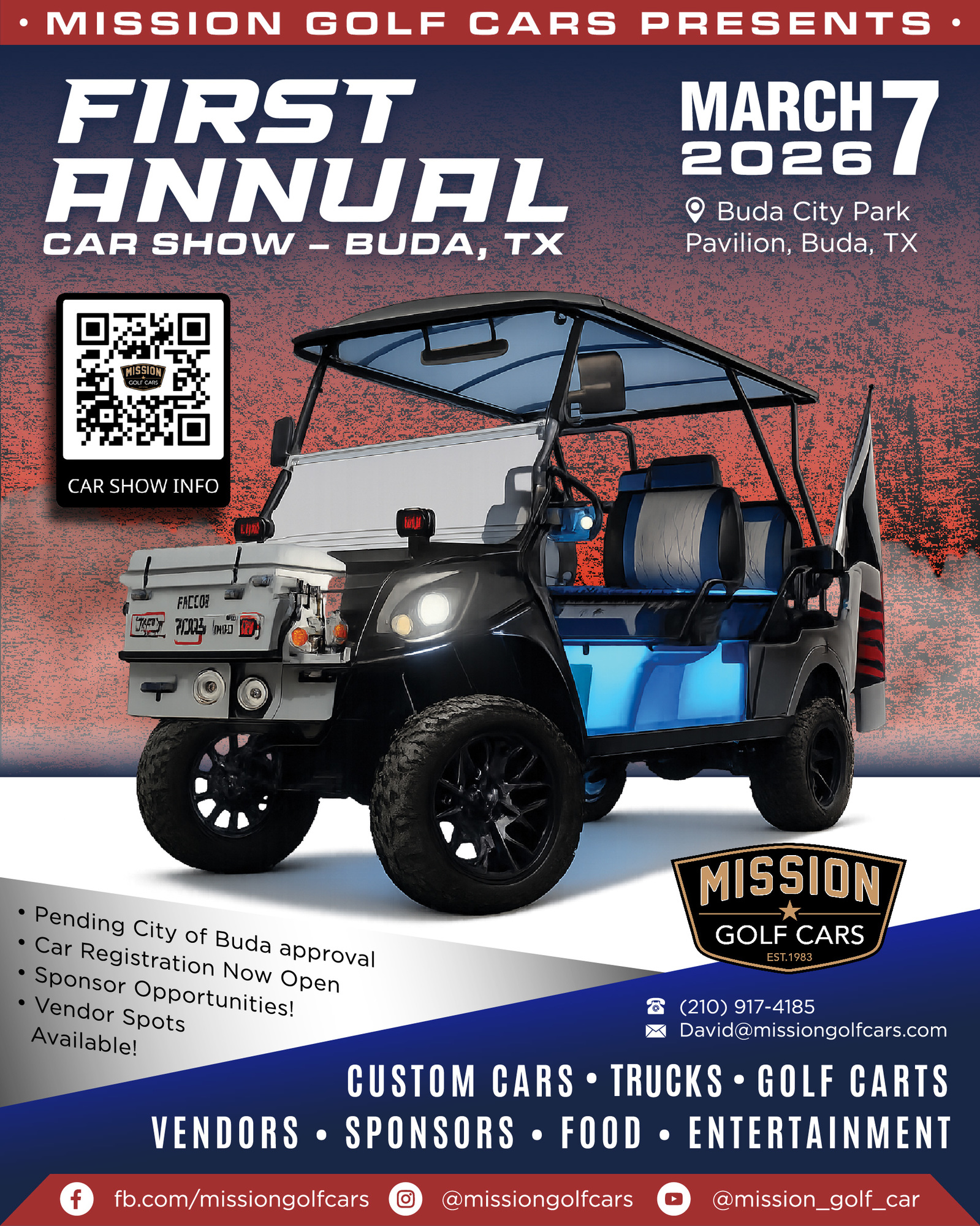 Budacarshow | Mission Golf Cars | San Antonio Texas